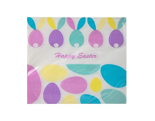 Easter Serviettes - 2 Ply, 20 Piece