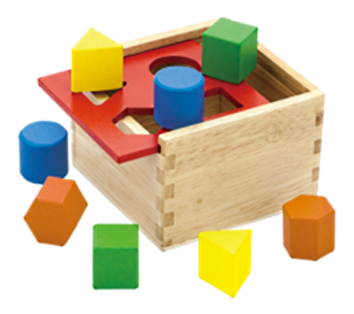 Viga Wooden Shape Sorting Box