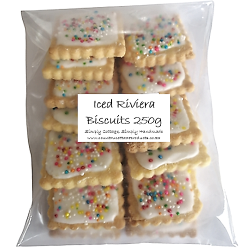 Homemade Iced 100's & 1000's Riviera Biscuits 250g