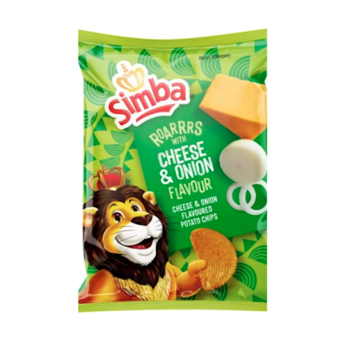 Simba Cheese & Onion Flavour Potato Chips 120g